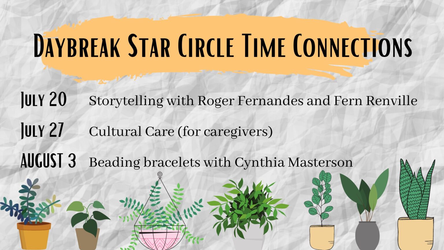 Daybreak Star Circle Time Connections » United Indians of All Tribes ...